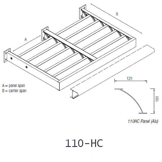 Hunter Douglas panel systems [sun control louvres] by Pro Aluminium
