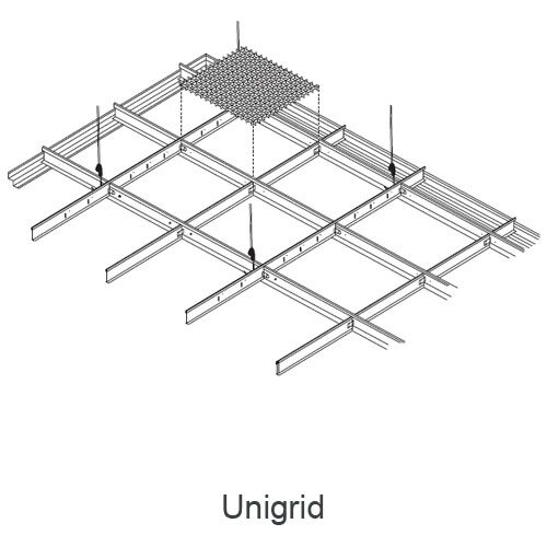 Hunter Douglas Cell Ceilings - for modern architecture interior spaces